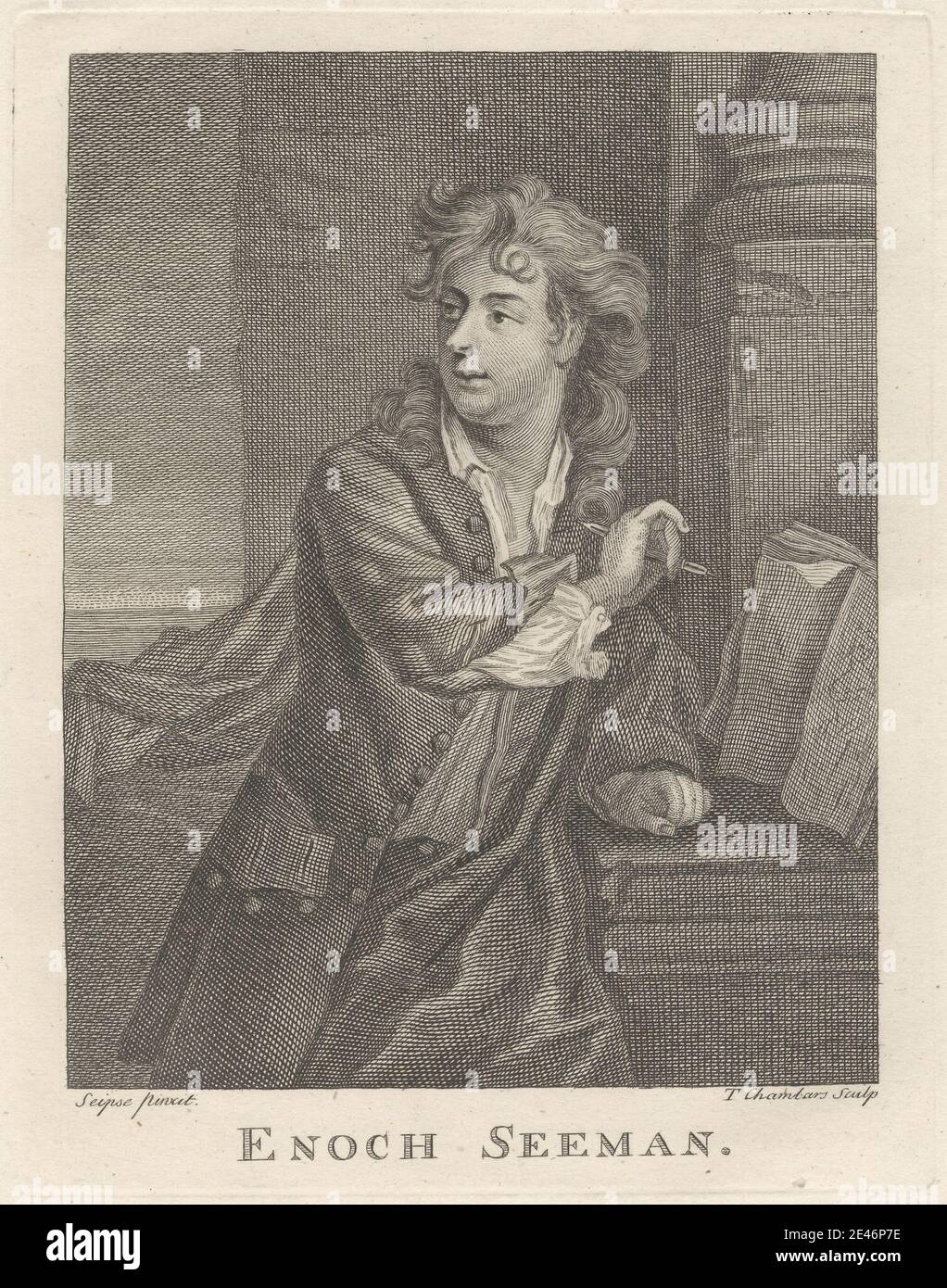 Print made by Thomas Chambars, ca. 1724–1789, British, Enoch Seeman ...