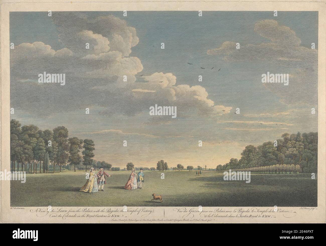 James Mason, 1710–1783, British, A View of the Lawn from the Palace ...