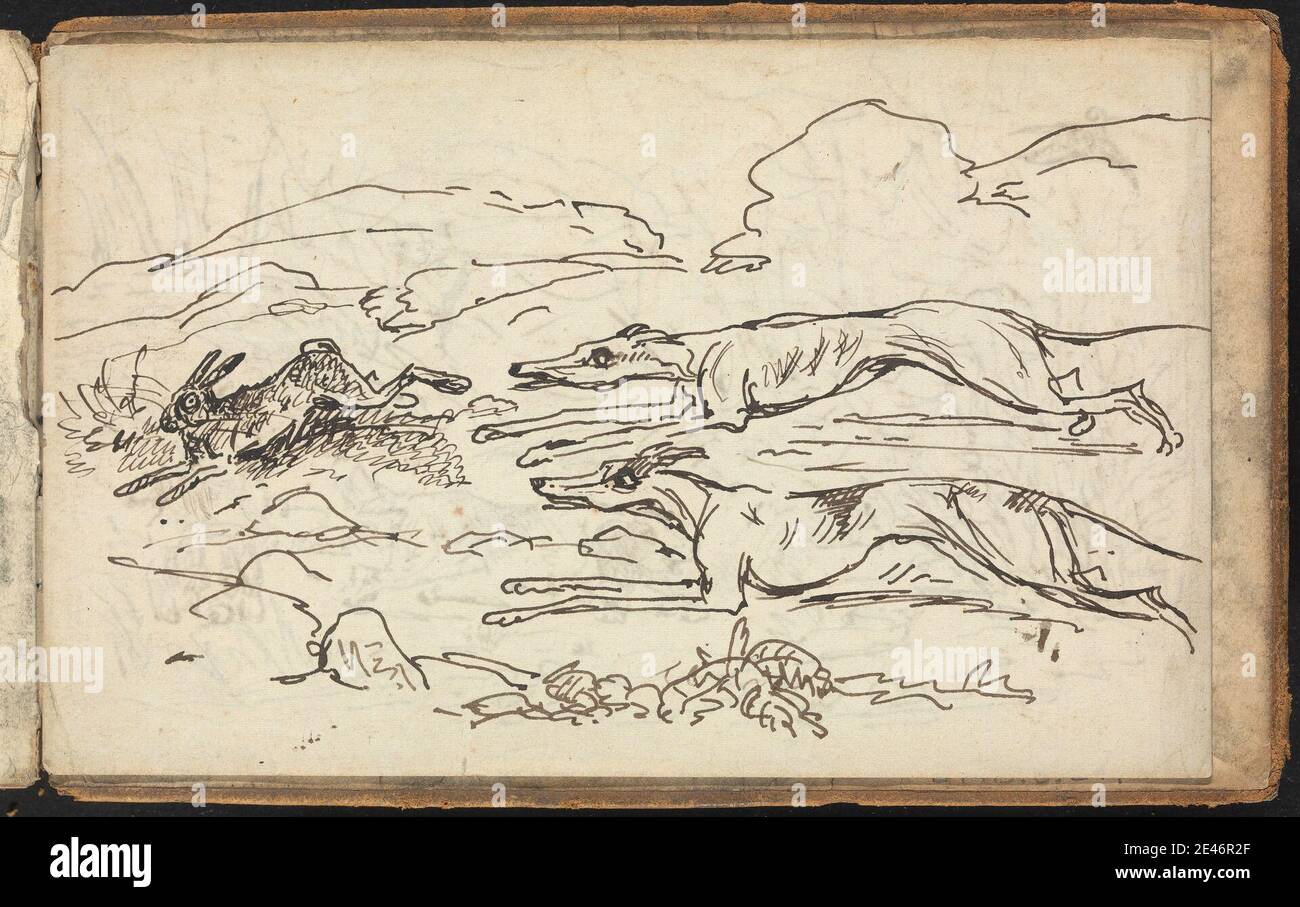 Hounds chasing hare hi-res stock photography and images - Alamy