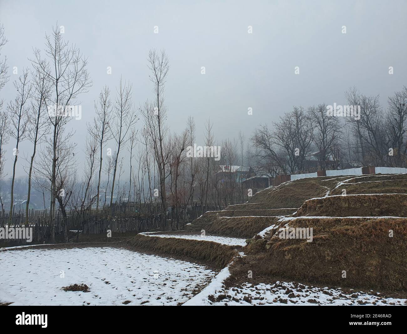 Snowfall in kashmir hi-res stock photography and images - Alamy