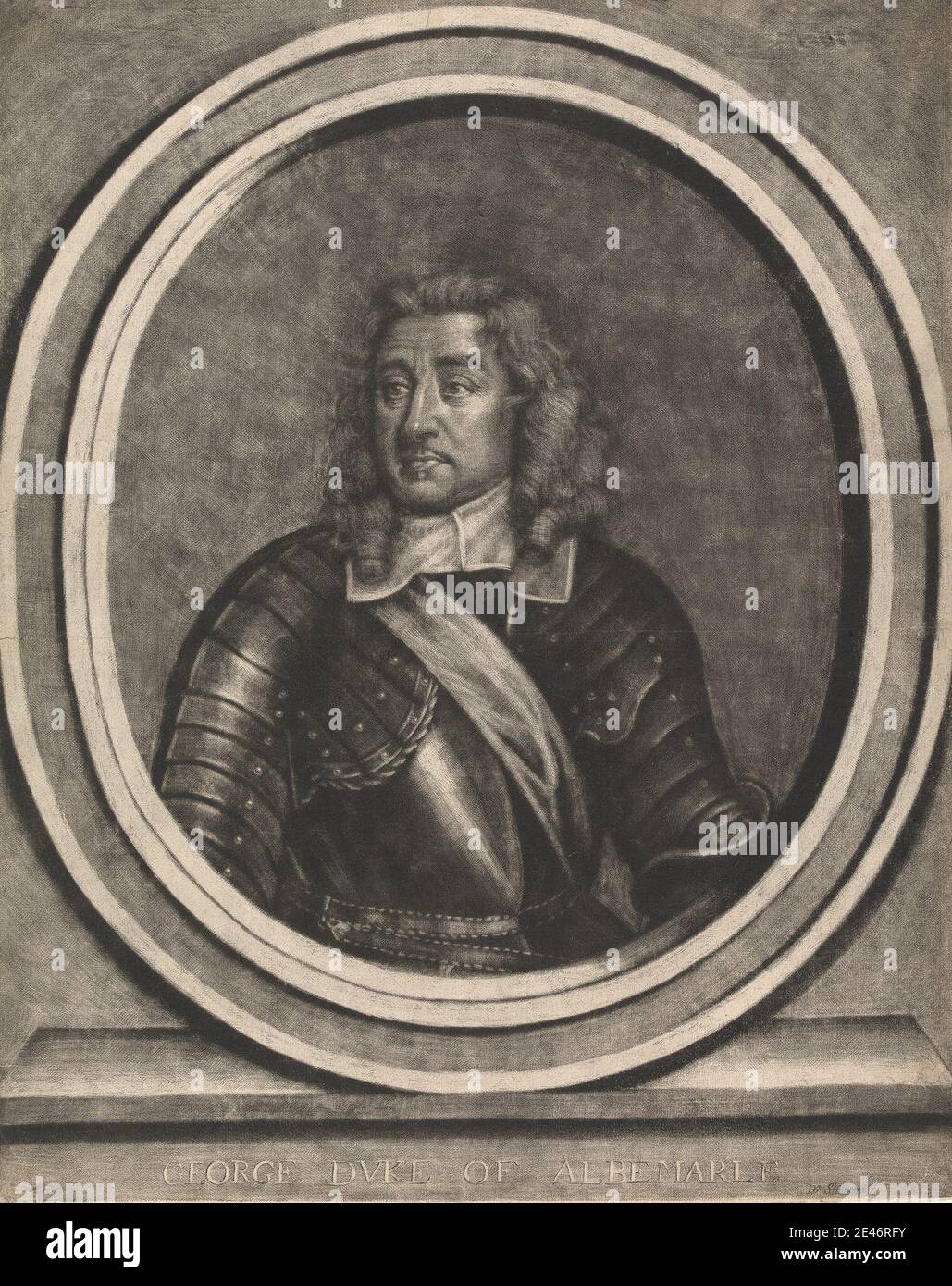 Print made by William Sherwin, 1645–1711, British, George Monck, Duke ...