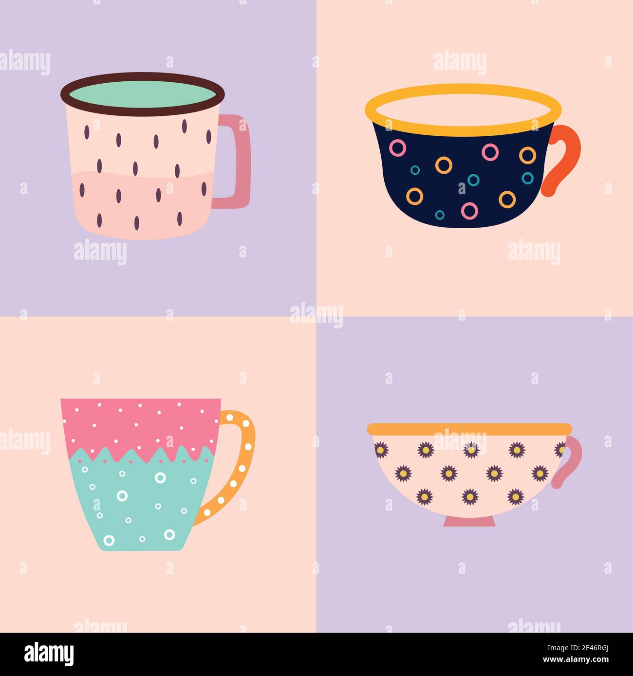 English earthenware Stock Vector Images - Alamy