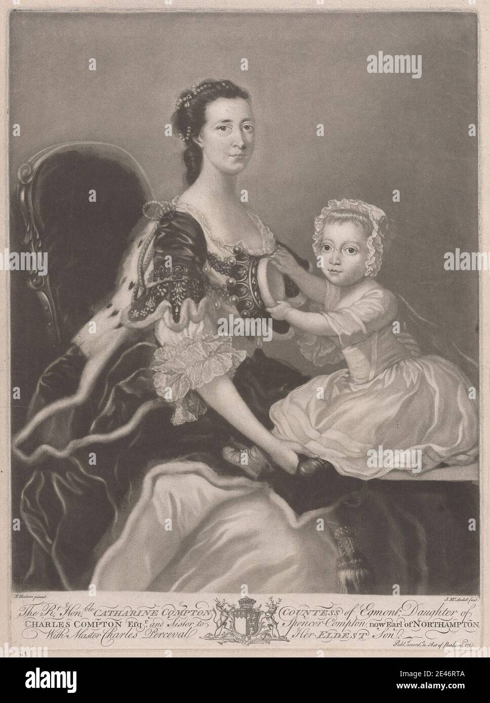 James McArdell, ca. 1729–1765, Irish, The Right Honorable Catherine ...