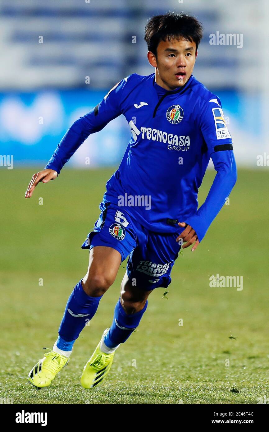 Getafe, Spain. Credit: D. 20th Jan, 2021. Takefusa Kubo (Getafe ...