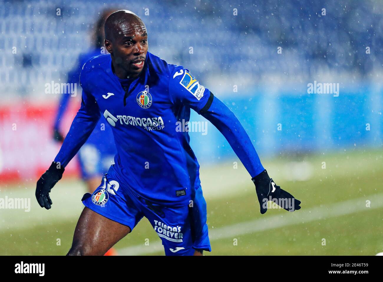 Getafe, Spain. Credit: D. 20th Jan, 2021. Allan Nyom (Getafe) Football ...
