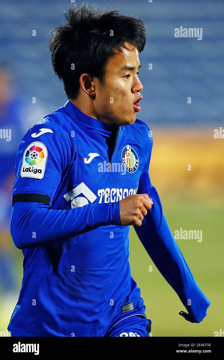Getafe, Spain. Credit: D. 20th Jan, 2021. Takefusa Kubo (Getafe ...