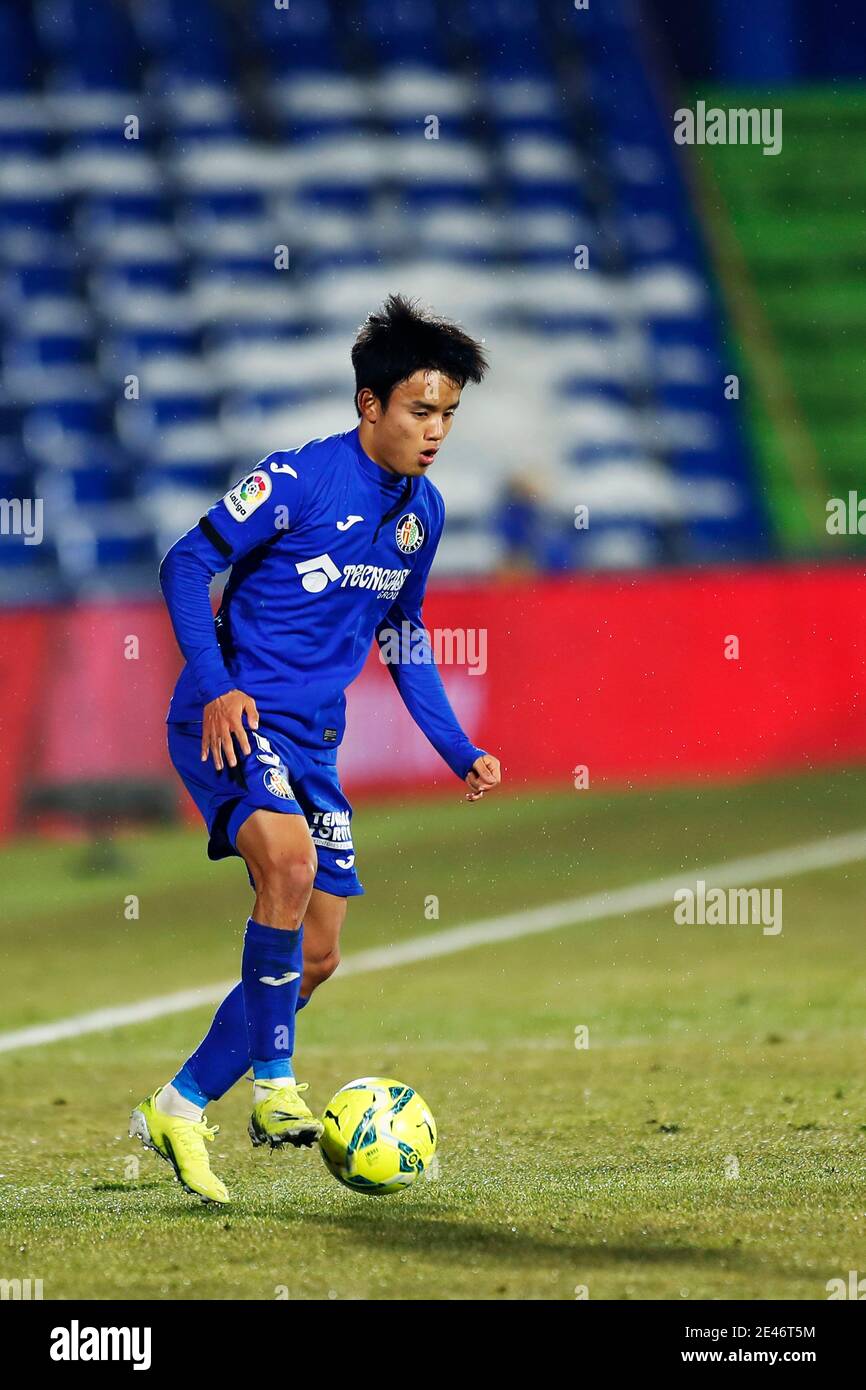 Getafe, Spain. Credit: D. 20th Jan, 2021. Takefusa Kubo (Getafe ...