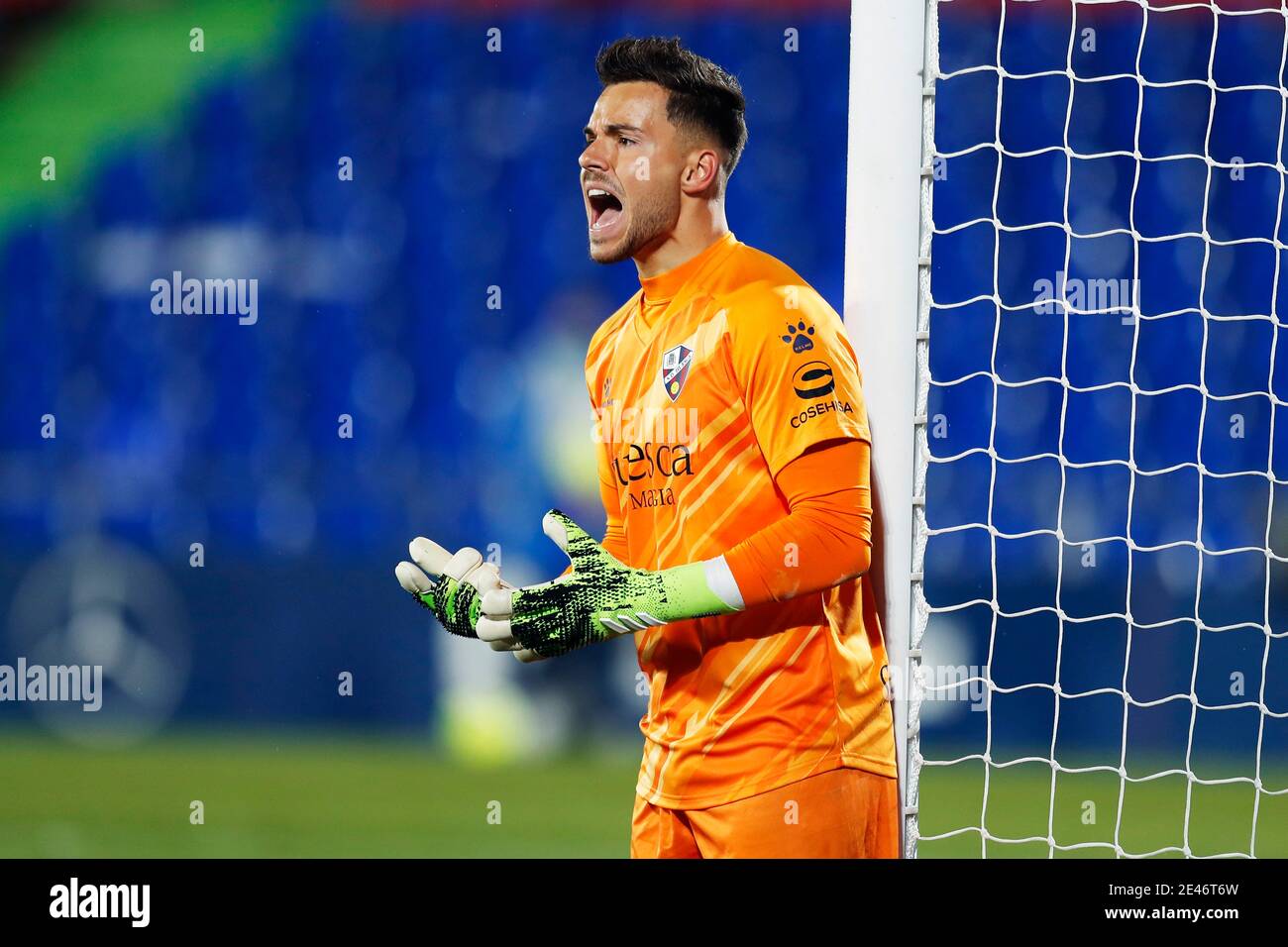 Getafe, Spain. Credit: D. 20th Jan, 2021. Alvaro Fernandez (Huesca) Football/Soccer : Spanish ...
