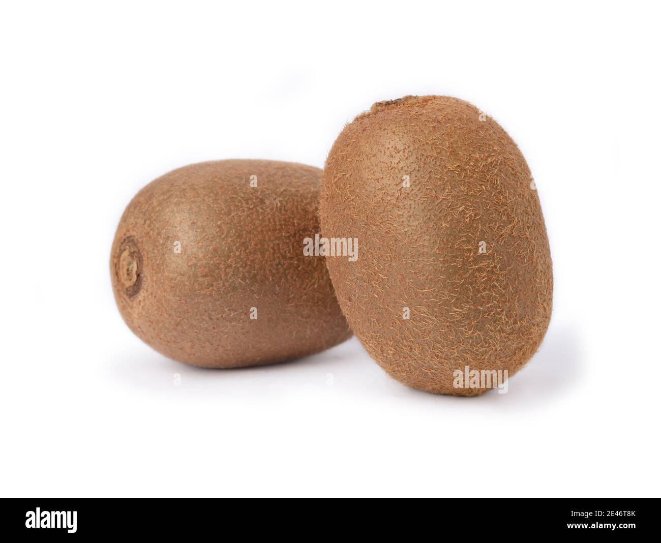 Ripe kiwi fruit isolated on white backgrounds Stock Photo - Alamy