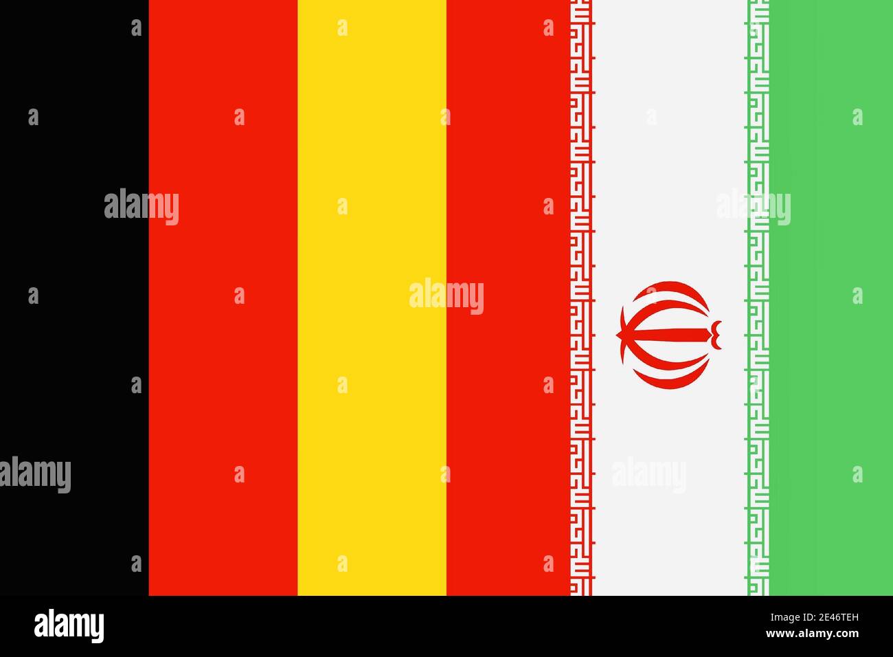 National flags icon of Germany and Iran Stock Photo - Alamy