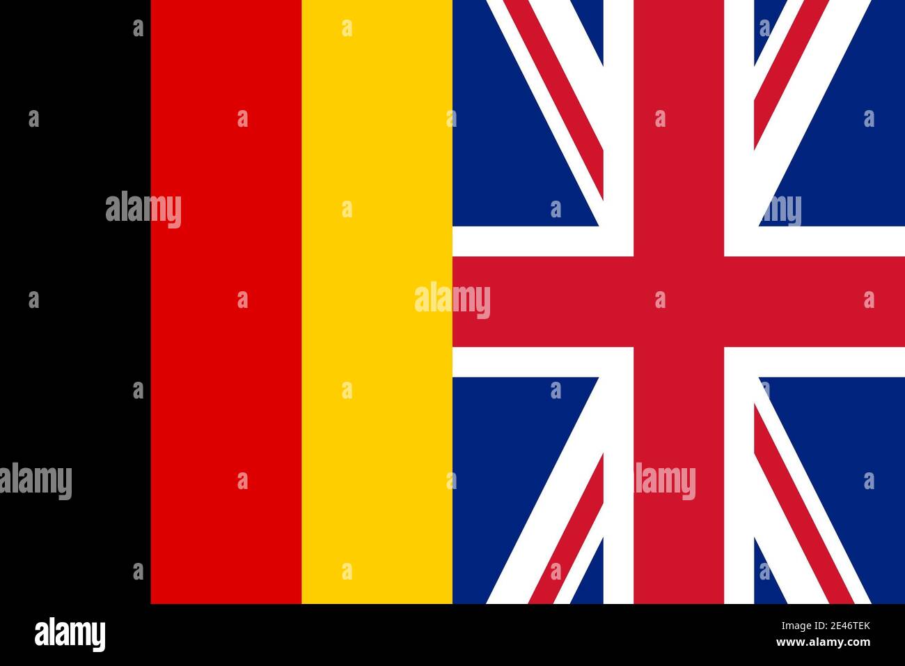 National flags icon of Germany and UK Stock Photo - Alamy