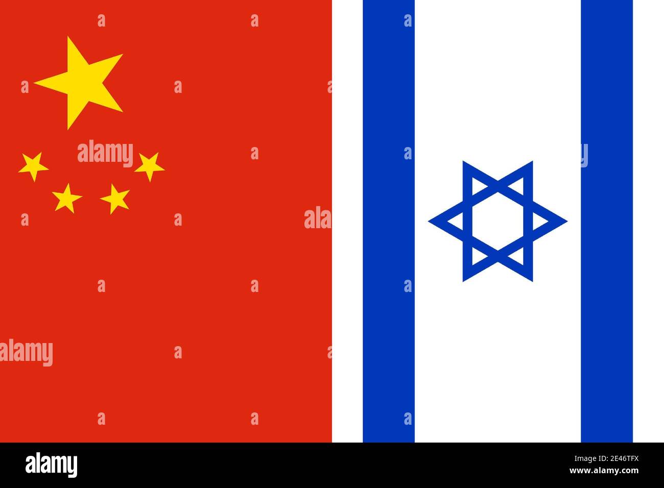 National flags icon of China and Israel Stock Photo - Alamy