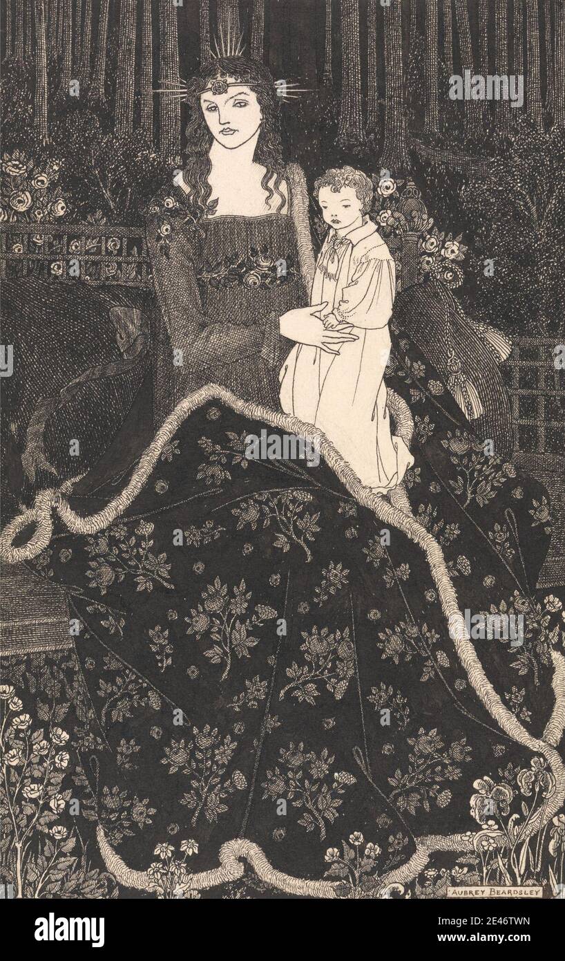 Aubrey Vincent Beardsley, 1872–1898, British, A Large Christmas Card ...