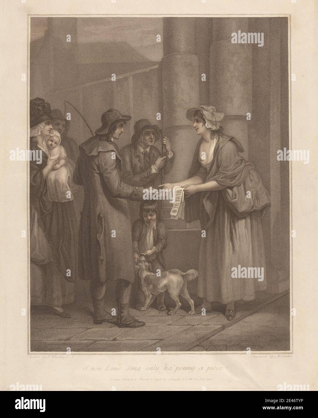 Anthony Cardon, 1772–1813, Flemish, A New Love Song only Ha' Penny a ...