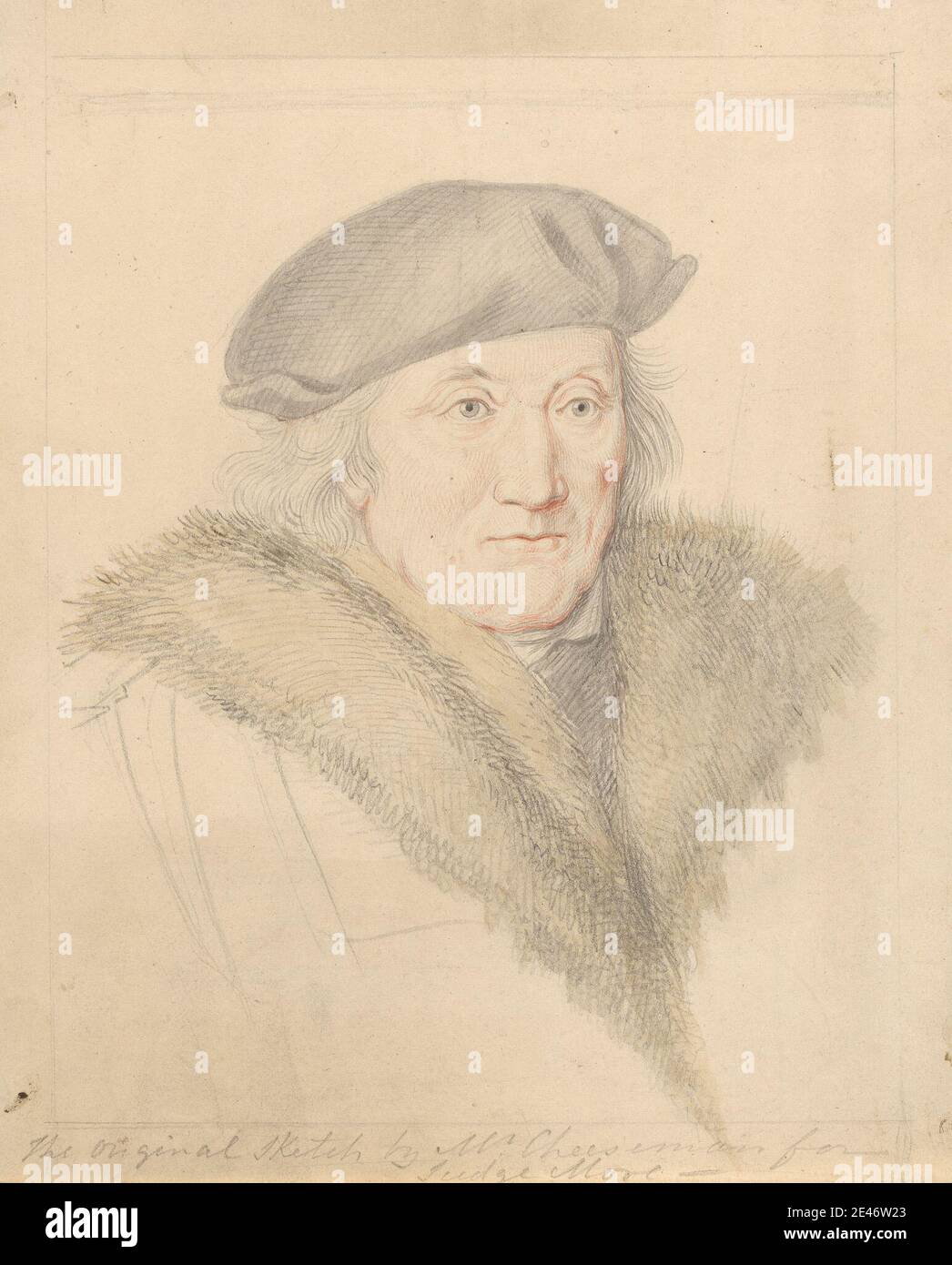 Thomas Cheesman, 1760–1834/35, British, Sir Thomas More. Graphite and ...