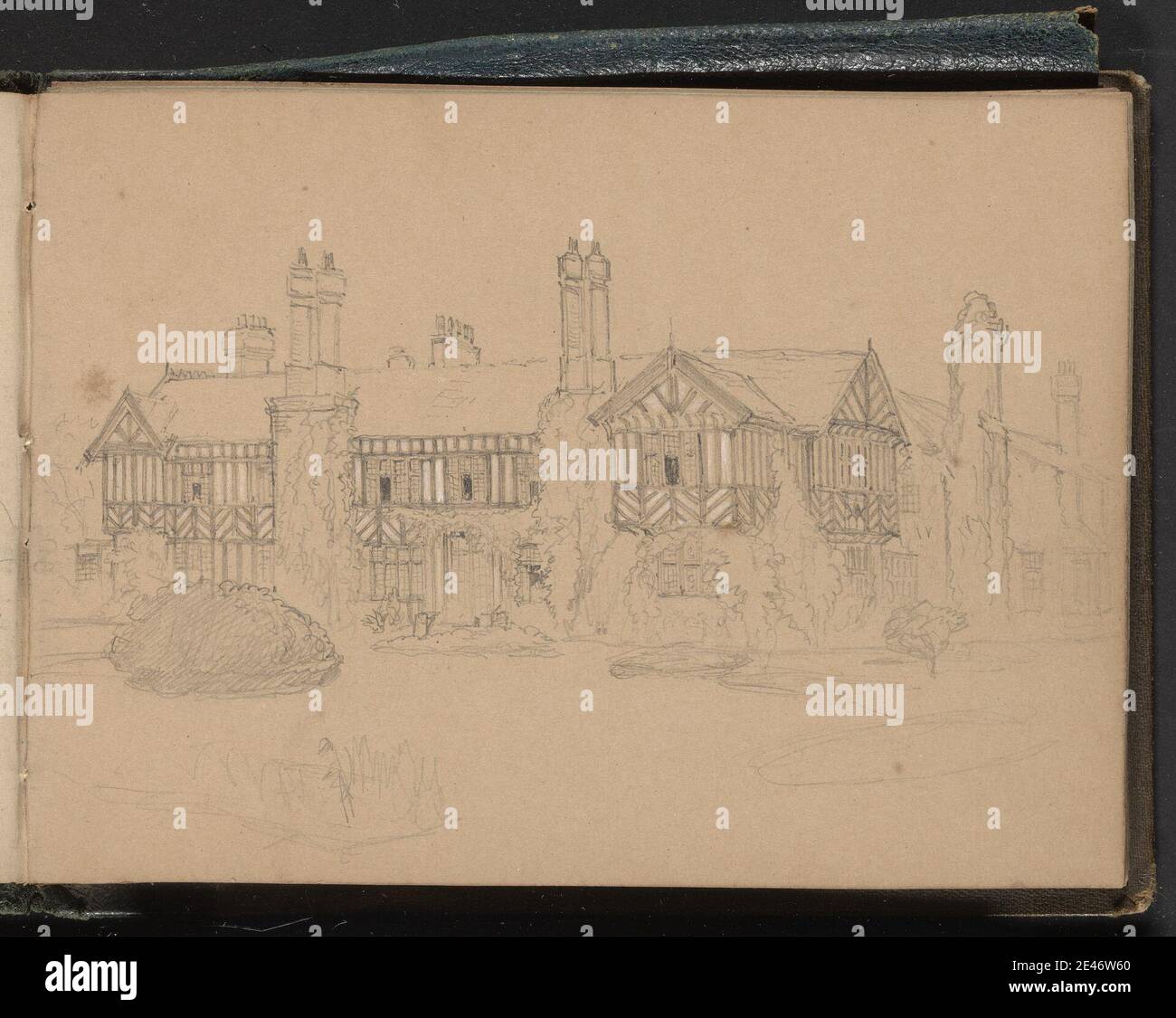 Myles Birket Foster, 1825–1899, British, Sketch of a Country House ...