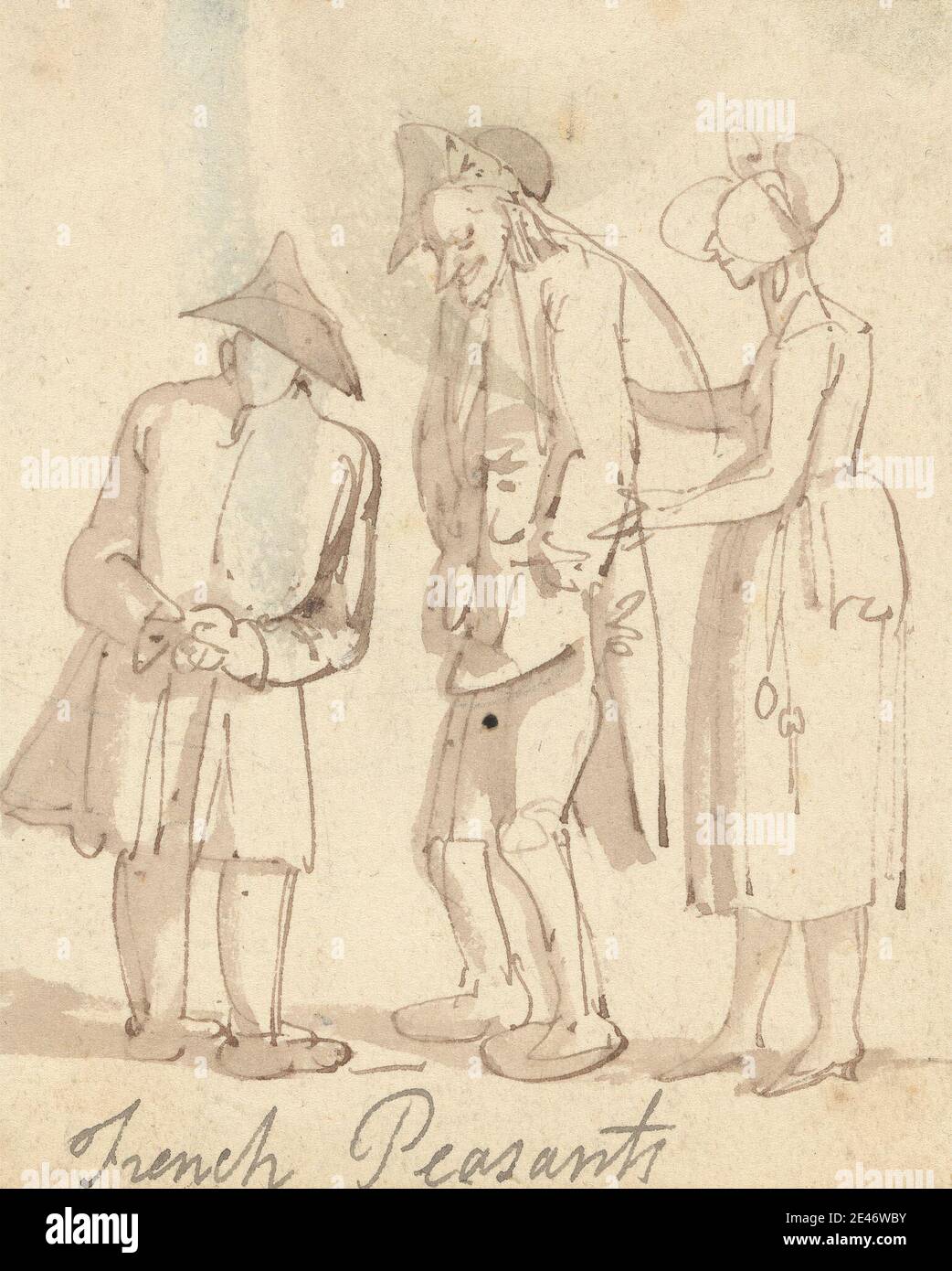 Thomas Rowlandson, 1756–1827, British, Album Drawing, undated. Graphite ...