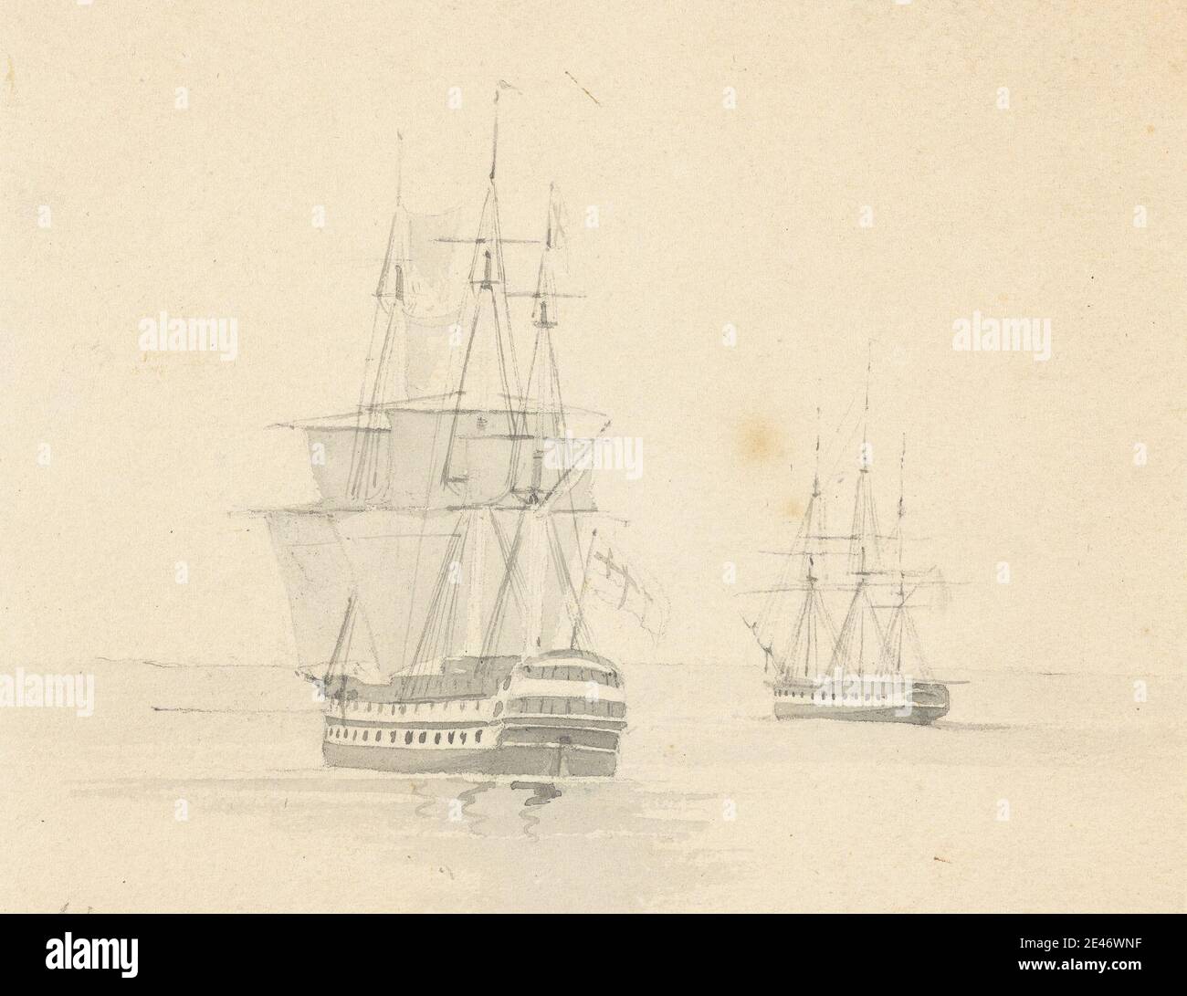 Frigate ship sketch hi-res stock photography and images - Alamy