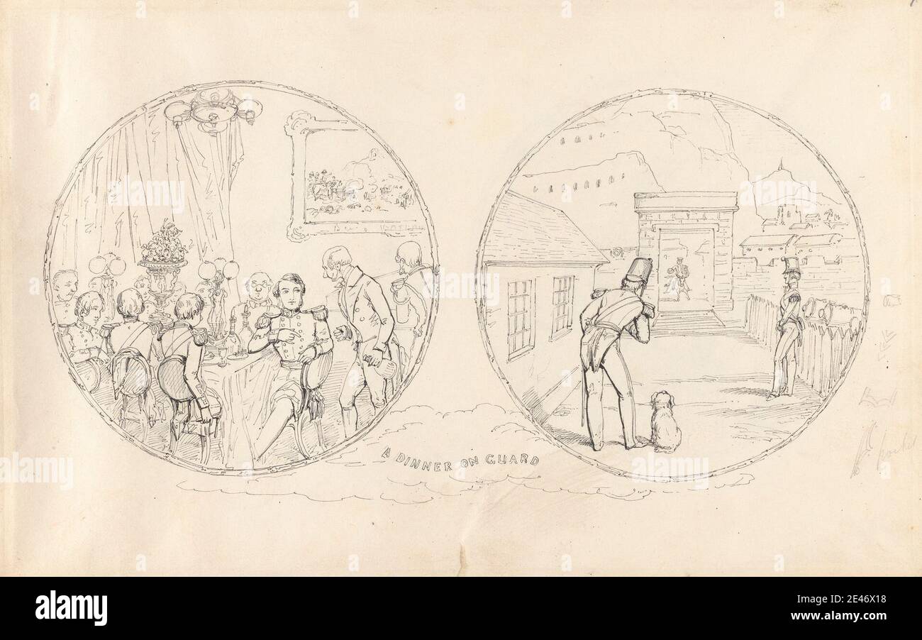 Alfred Henry Forrester, 1804–1872, British, The Guards and the Line, ca ...