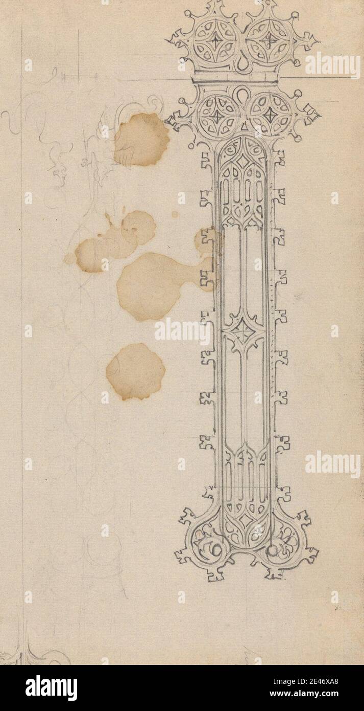 Augustus Welby Northmore Pugin, 1812–1852, British, Designs for Gothic ...
