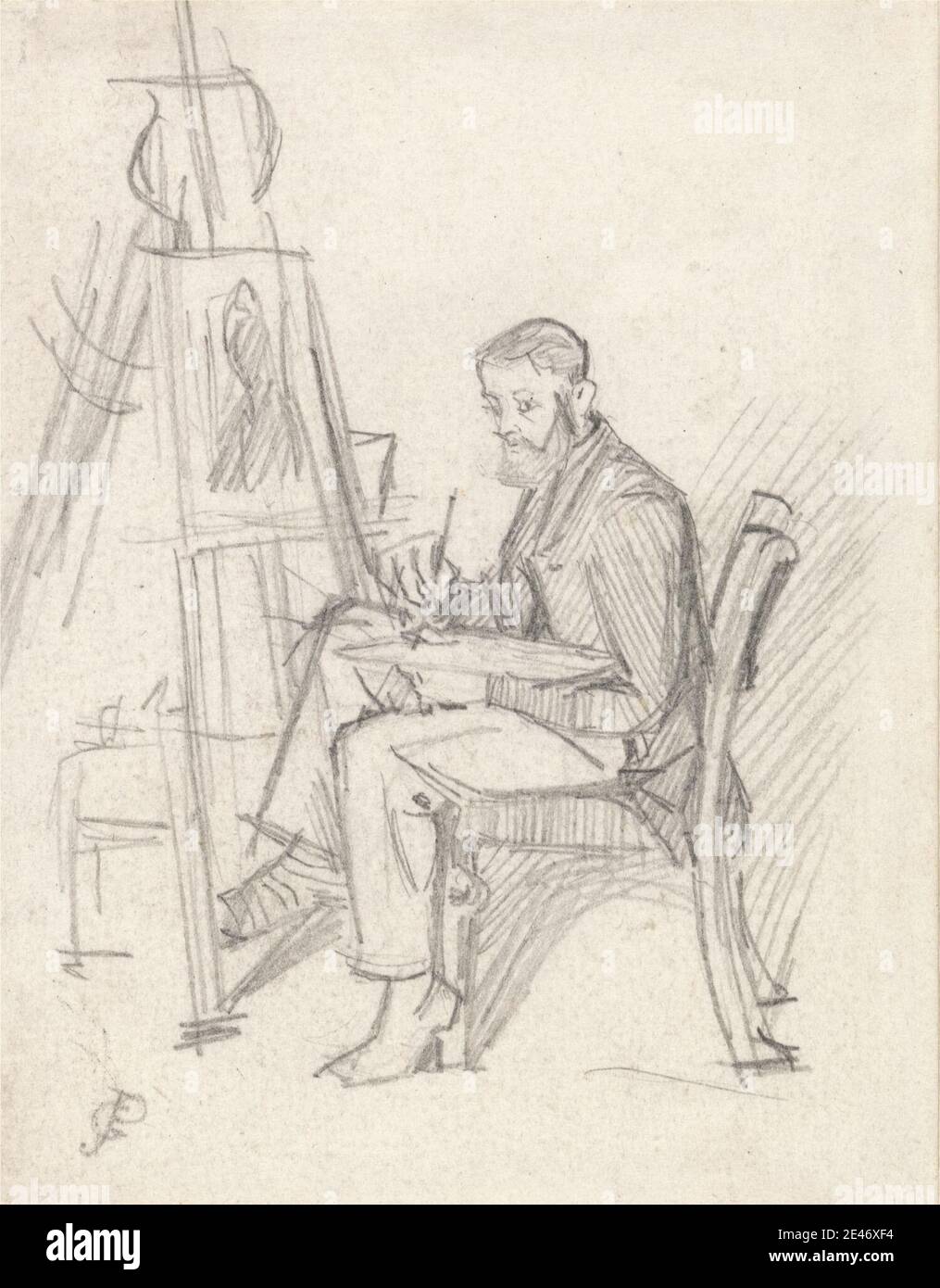 George John Pinwell, 1842–1875, British, Self Portrait, undated ...