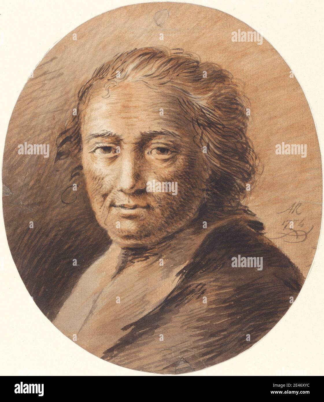 Black chalk on cream laid paper hi-res stock photography and images - Alamy