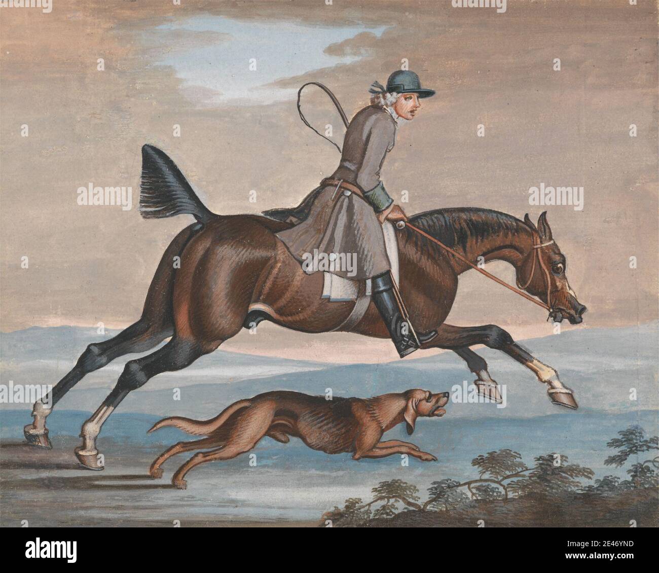 Man riding horse at fox hunt hi-res stock photography and images - Alamy