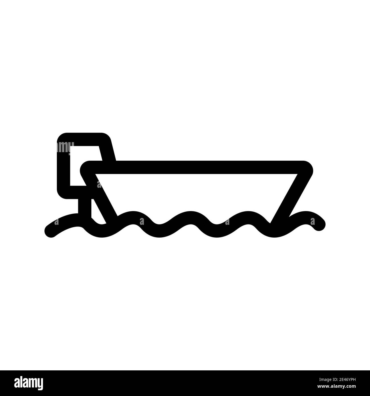 Boat outline hi-res stock photography and images - Alamy