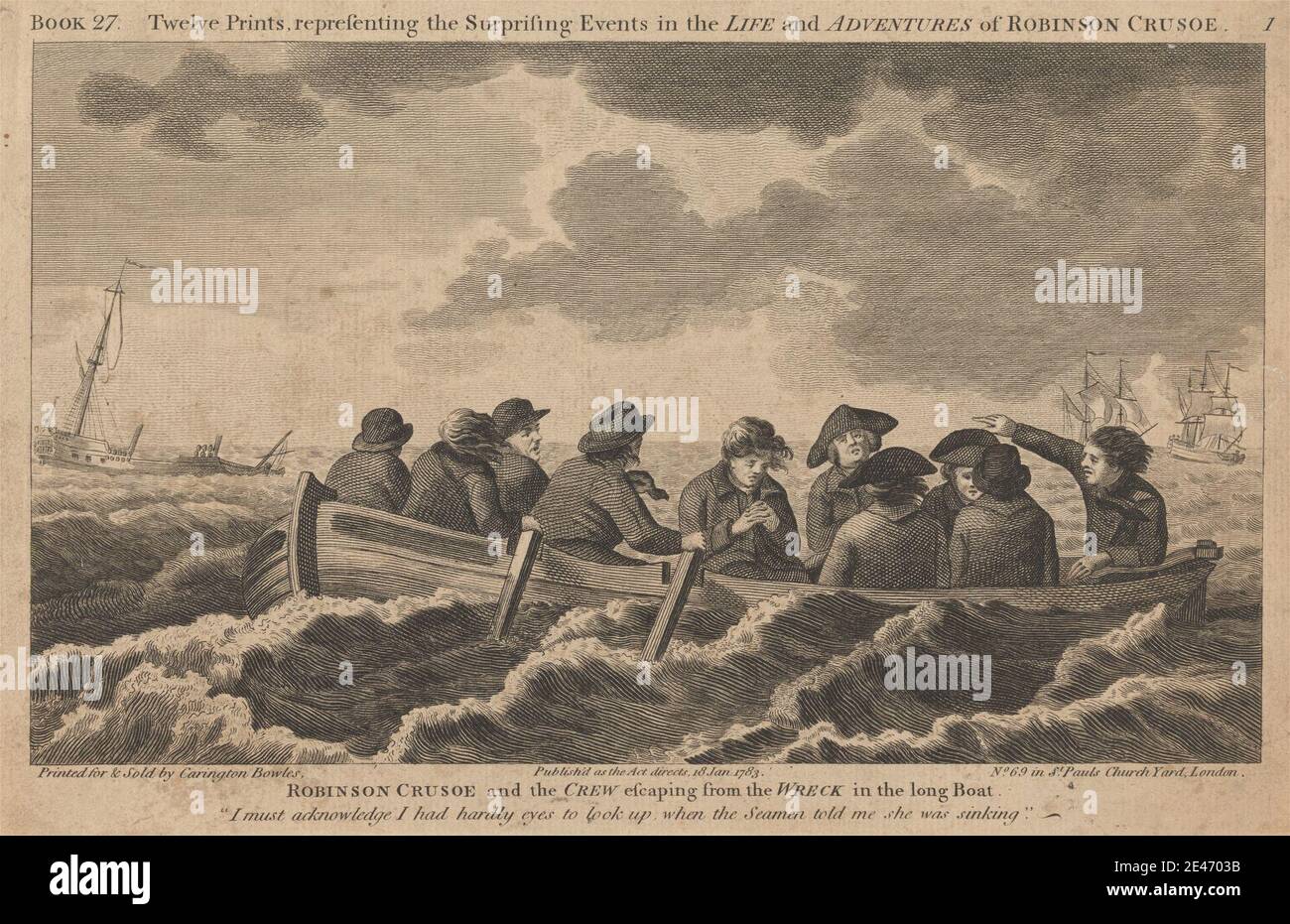 Carington Bowles, 1724–1793, British, Twelve Illustrations of Robinson ...