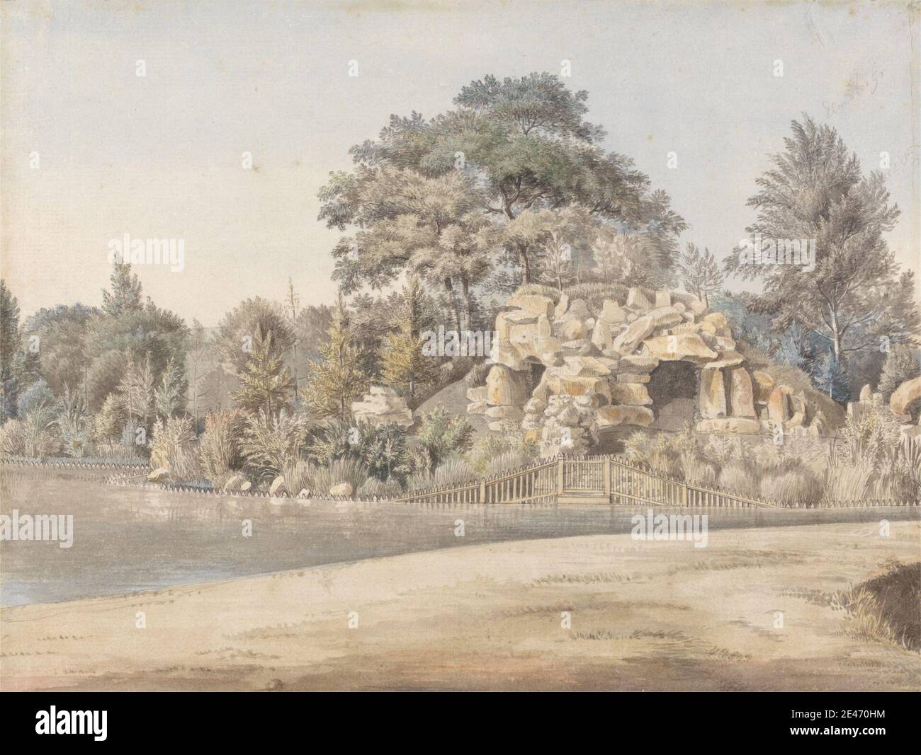 Thomas Sandby RA, 1721–1798, British, The Grotto, Virginia Water, ca ...