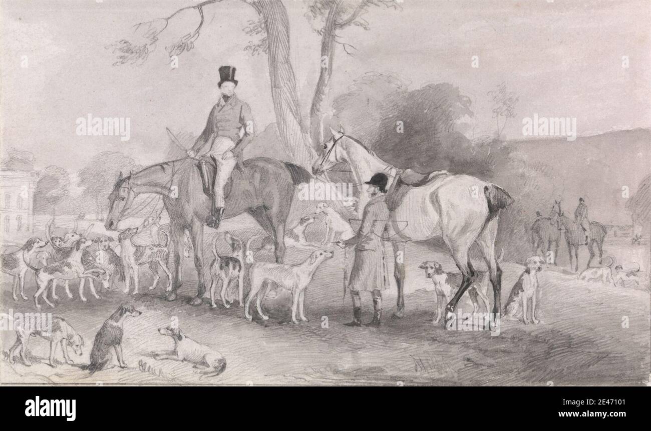 possibly John Frederick Tayler, 1802–1889, British, Hunting Scene: The ...