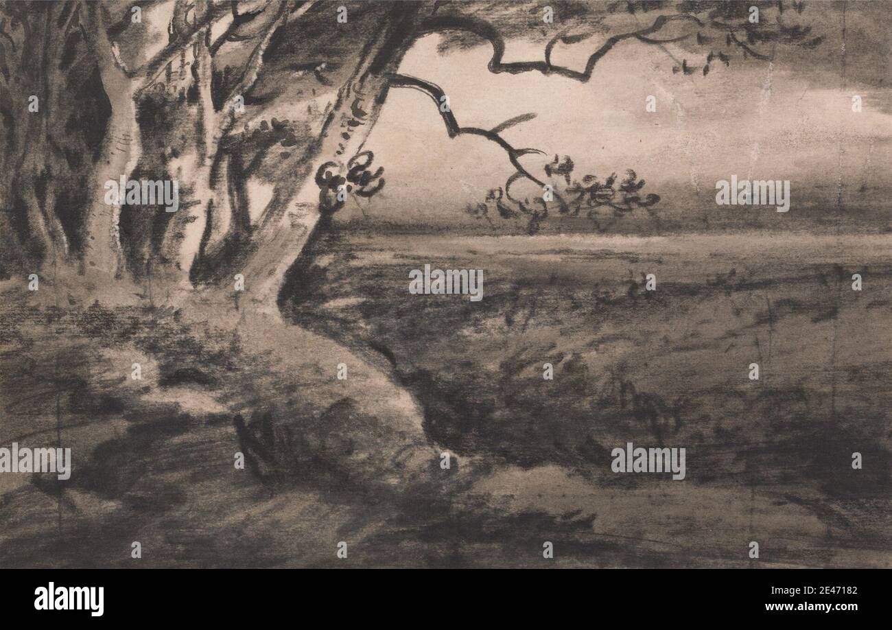 Dr. Thomas Monro, 1759–1833, British, Landscape, undated. Charcoal on ...