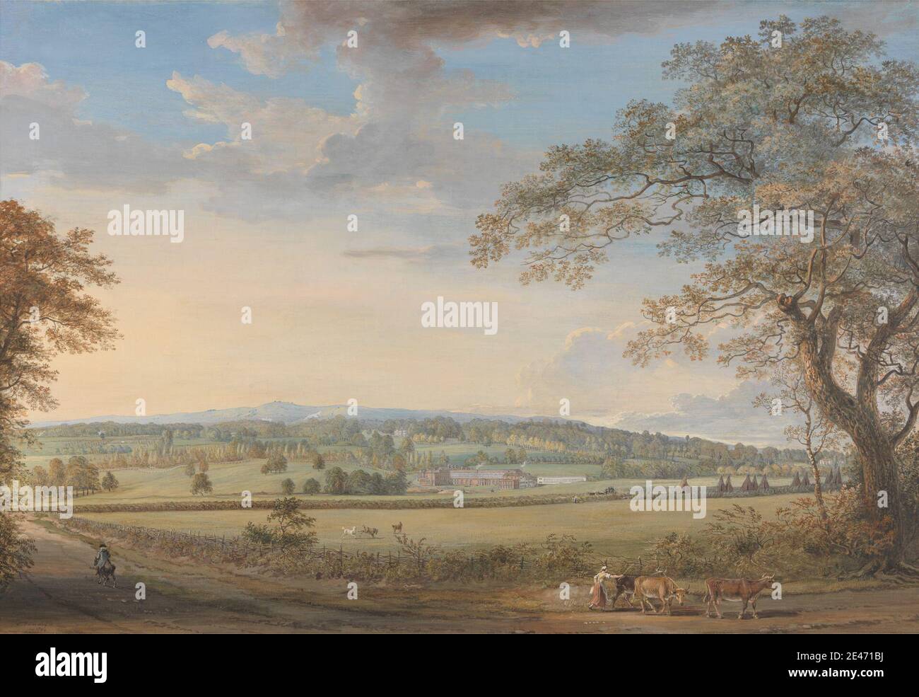 Paul Sandby RA, 1731–1809, British, A View of Vinters at Boxley, Kent ...