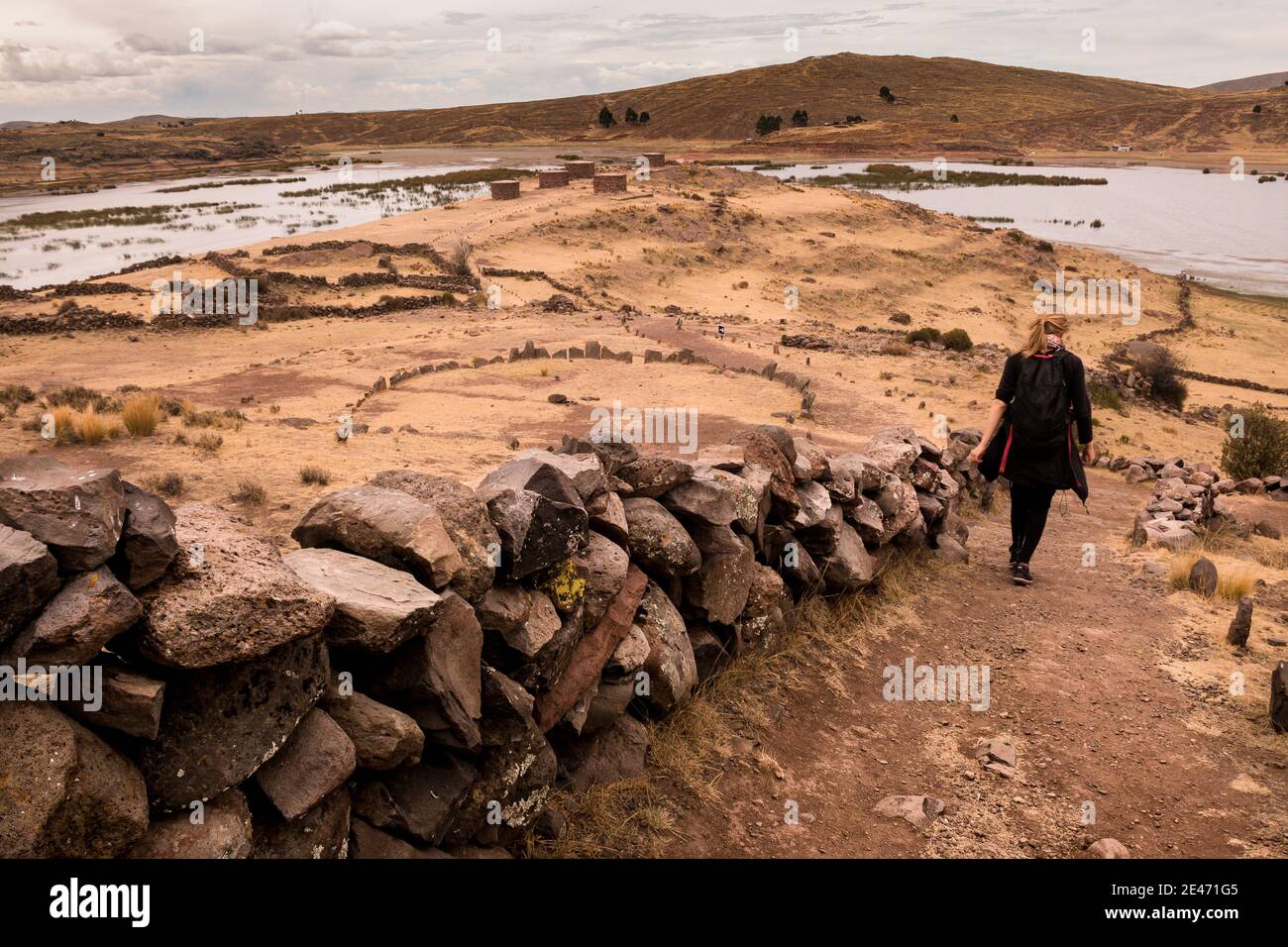 Sillustani is a burial complex where you can see a series of impressive ...