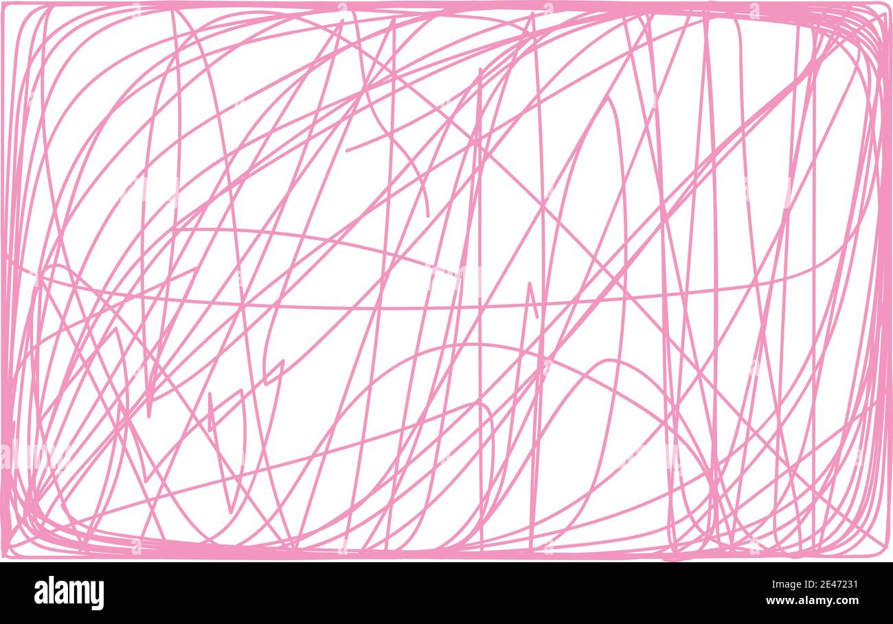 Abstract color background, freehand scribble vector illustration Stock ...
