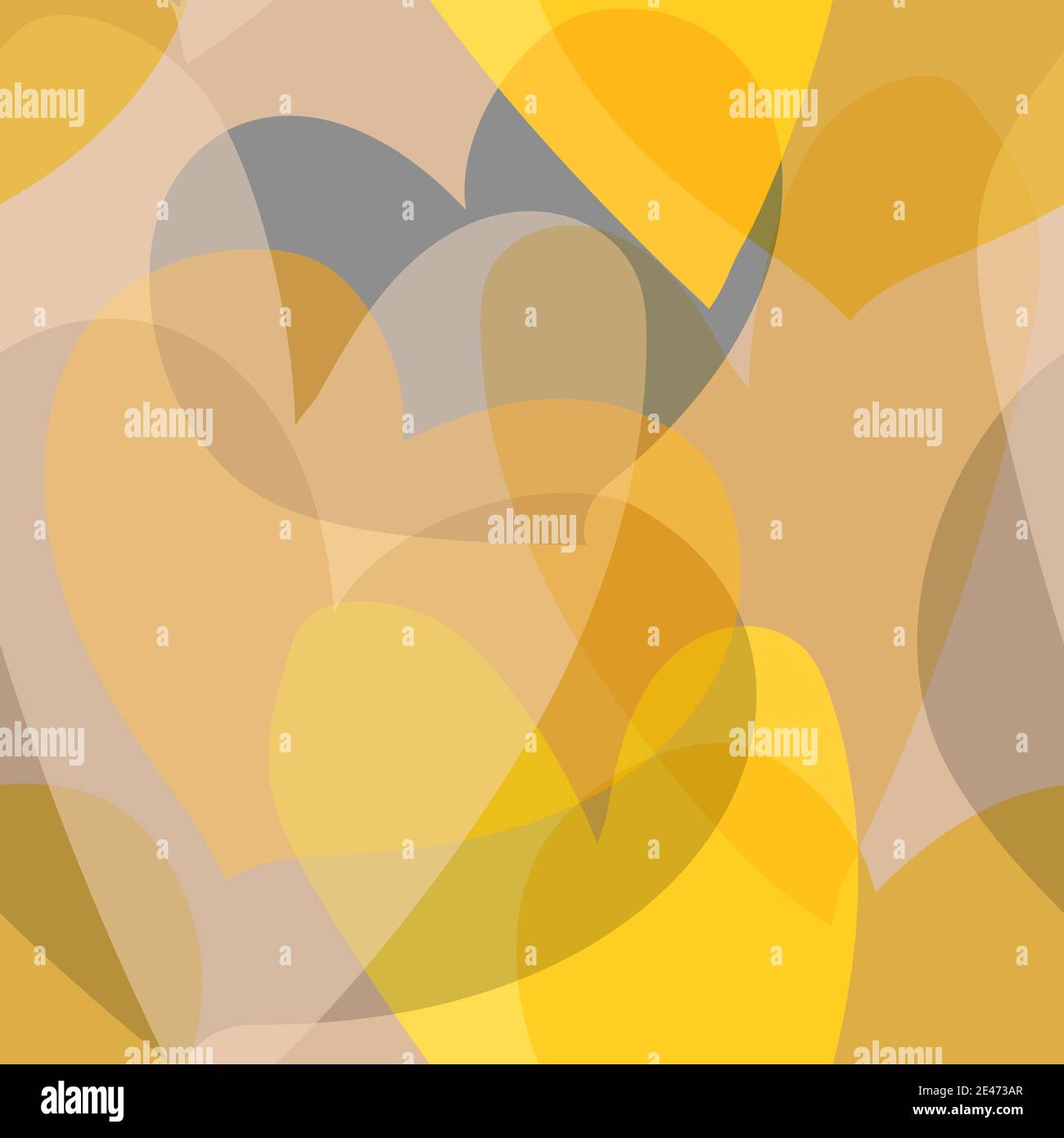 Seamless pattern for valentine s day. Overlapping heart shapes in ...