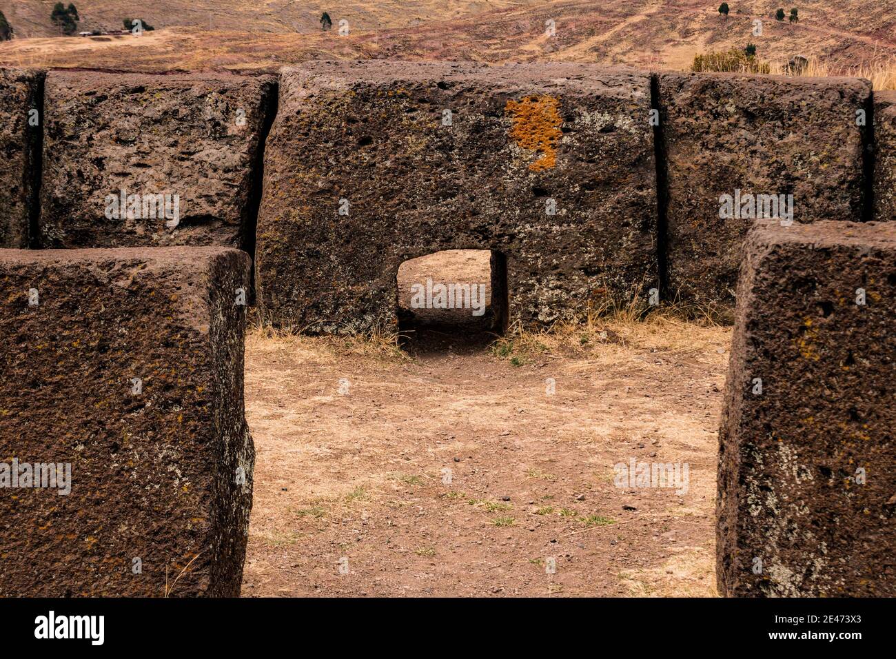 Sillustani is a burial complex where you can see a series of impressive ...