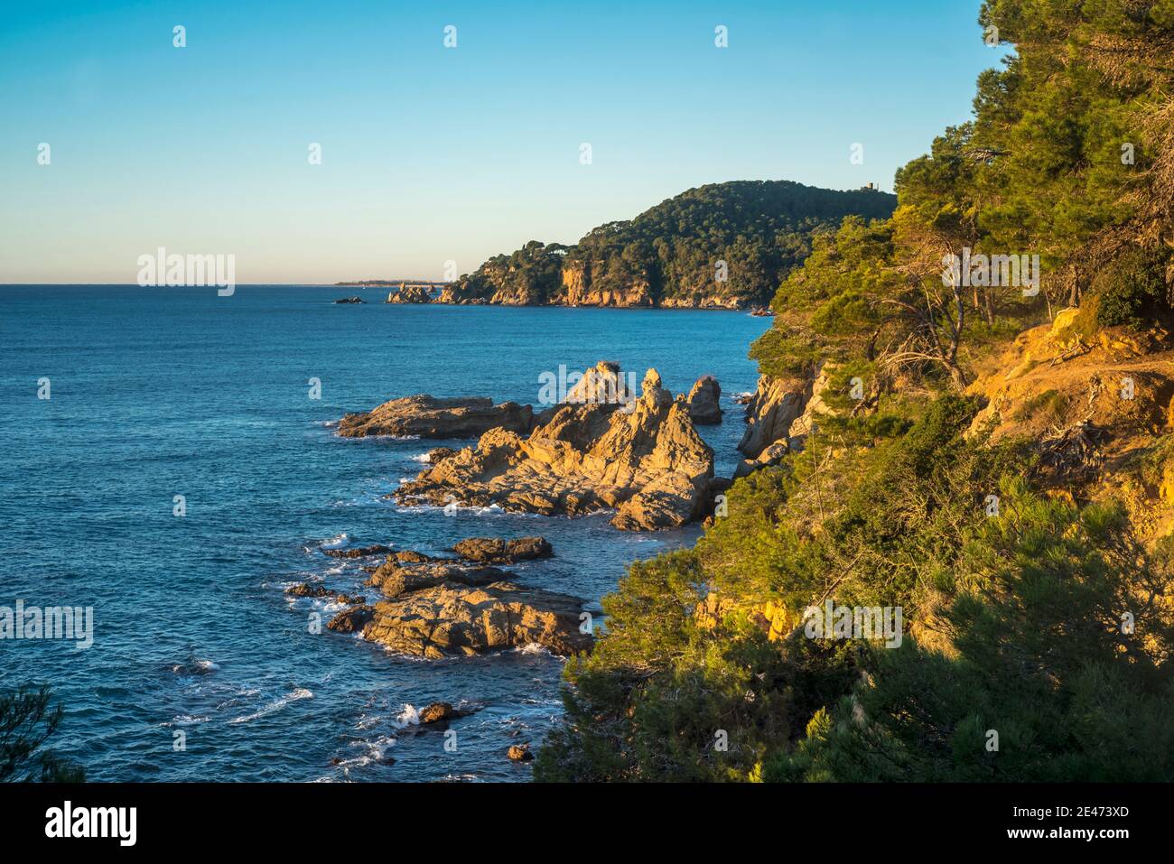 ILLA DE BOT PUNTA DE S’AGULLA LLORET DE MAR COSTA BRAVA CATALONIA SPAIN ...