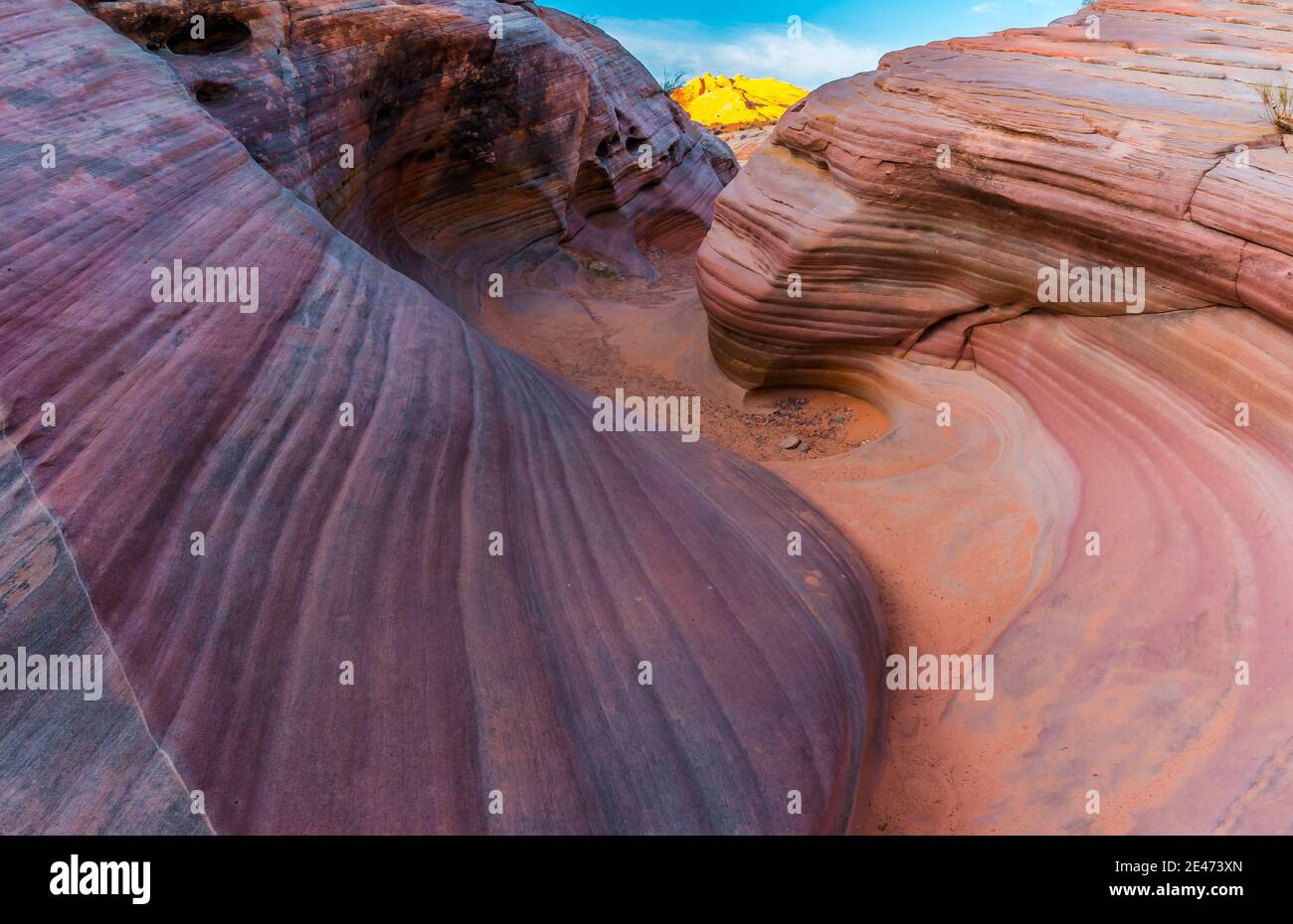 Pastel Canyon On The Kaolin Wash, Valley of Fire State Park, Nevada ...