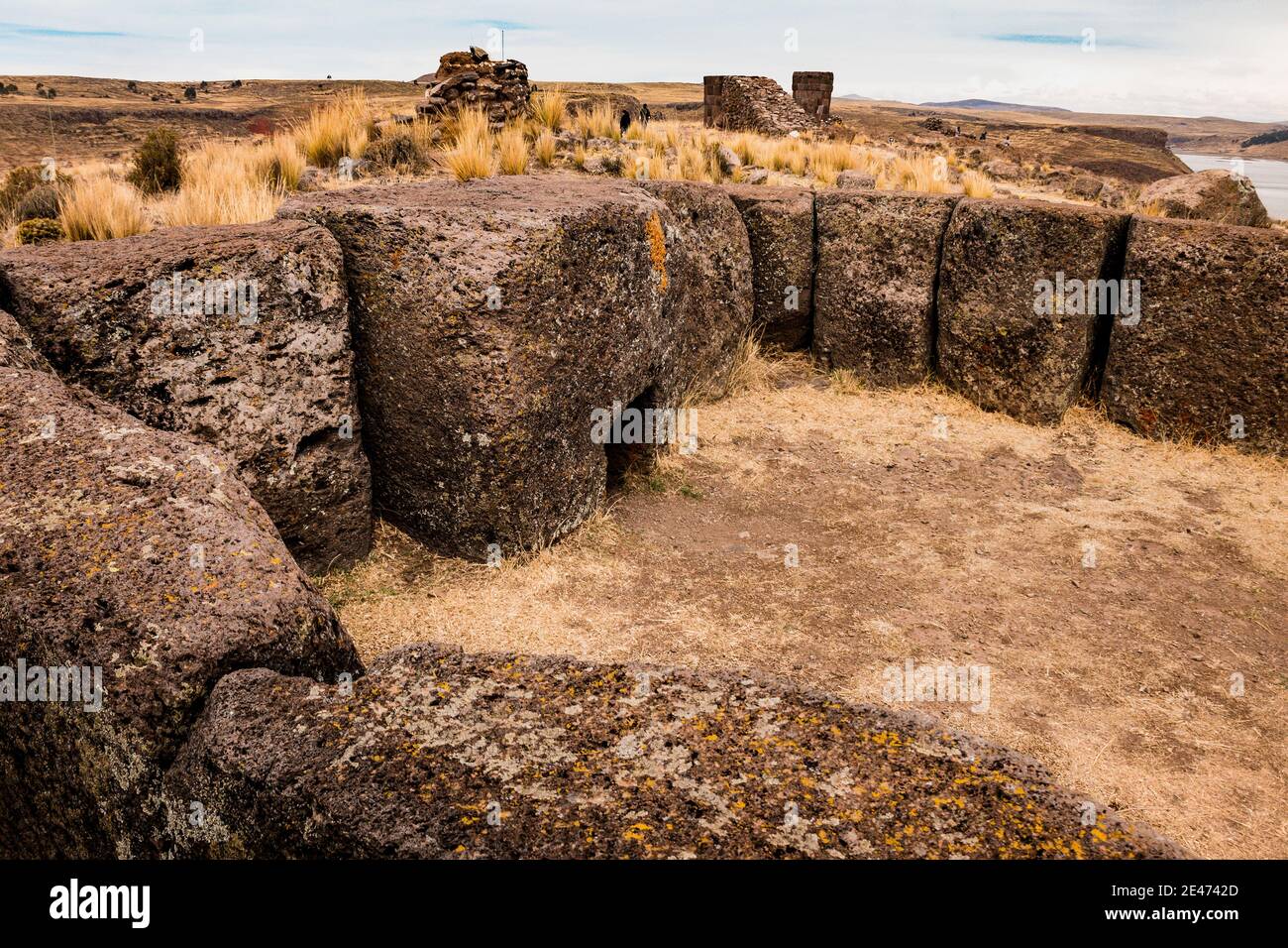 Sillustani is a burial complex where you can see a series of impressive ...