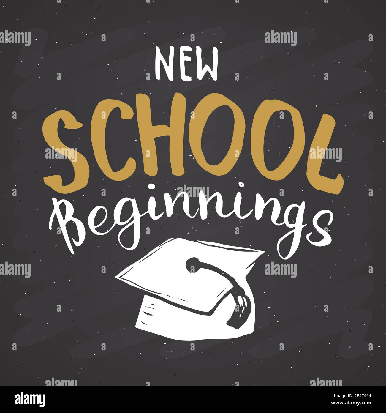 Back to School Calligraphic Lettering. Calligraphy Lettering with ...