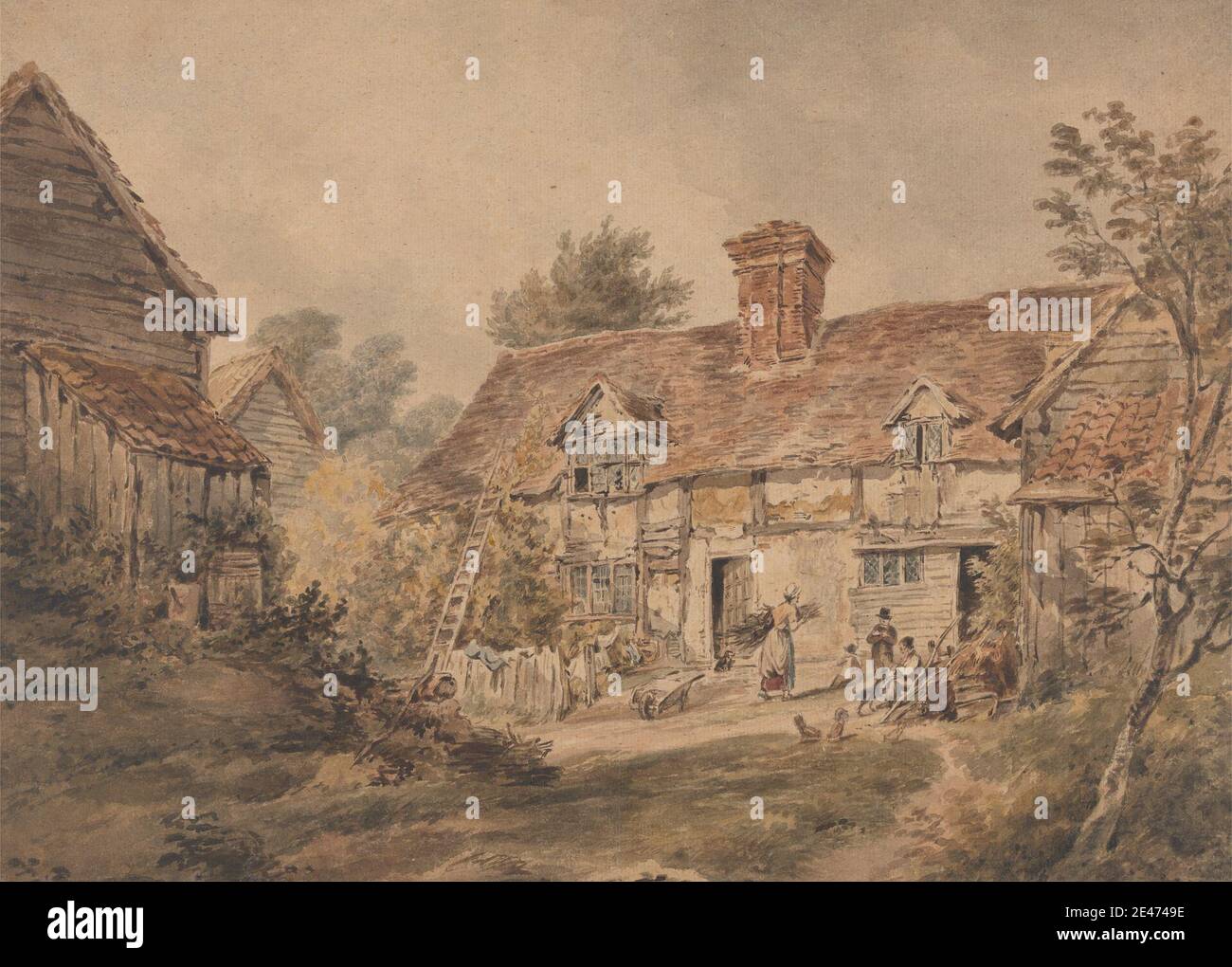 after Henry Edridge, 1769–1821, British, Singer's Farm, Bushey ...