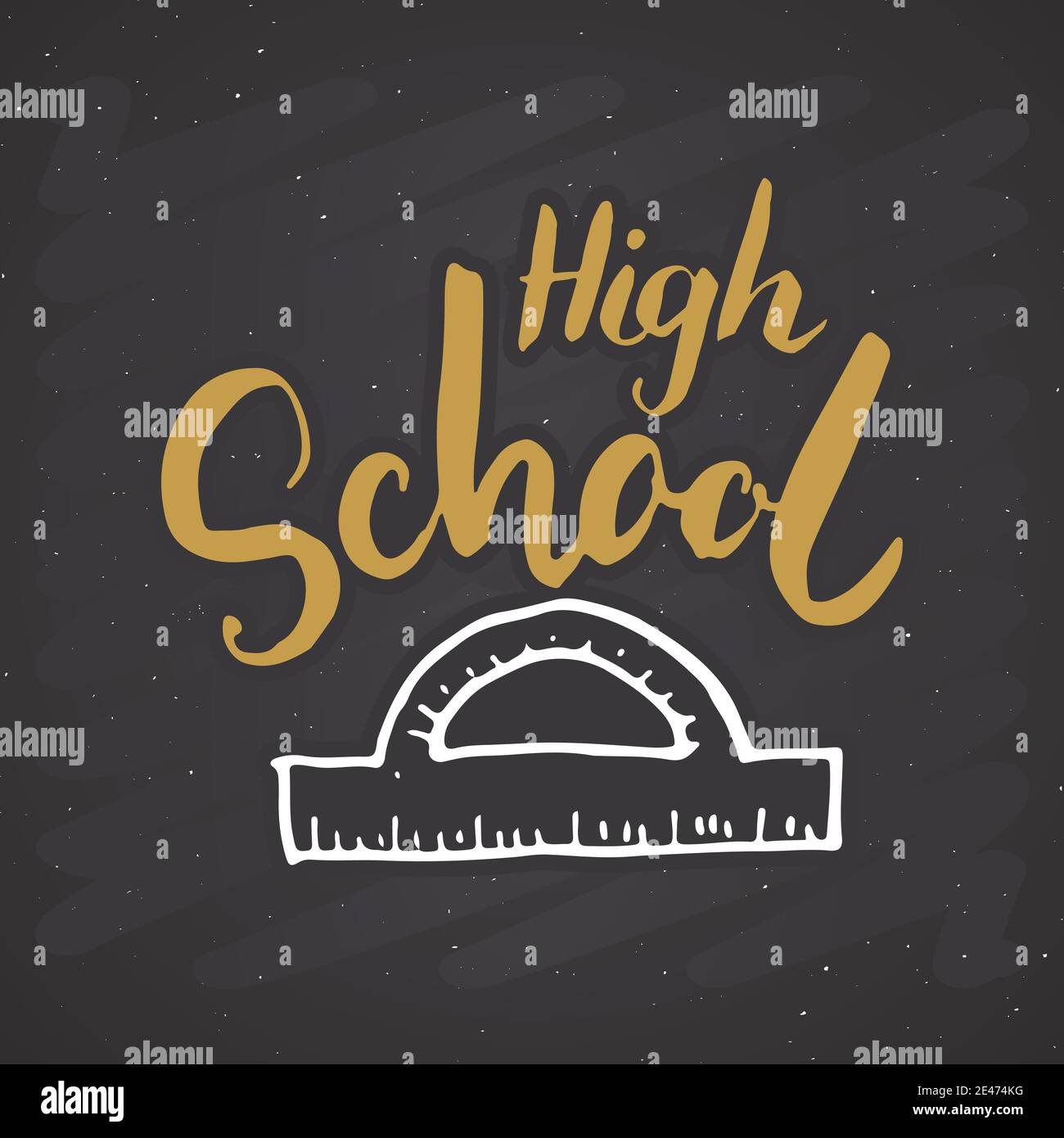 Back to School Calligraphic Lettering. Calligraphy Lettering with ...