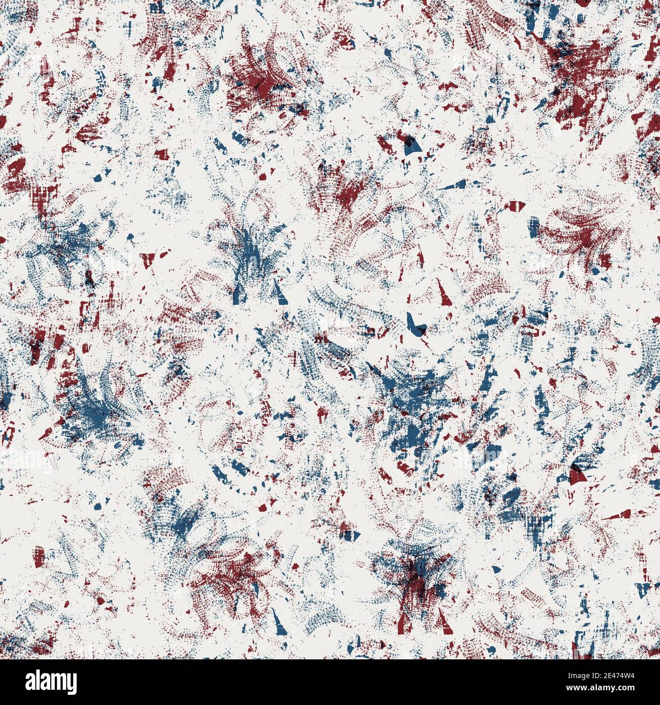 Seamless abstract pattern in red blue black white Stock Photo - Alamy