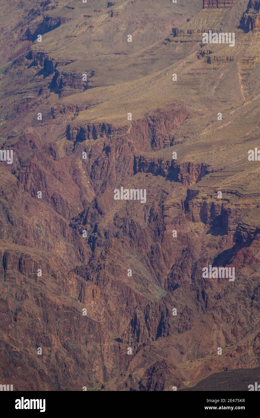 Image of the inside of the Grand Canyon in Arizona during daytime Stock ...