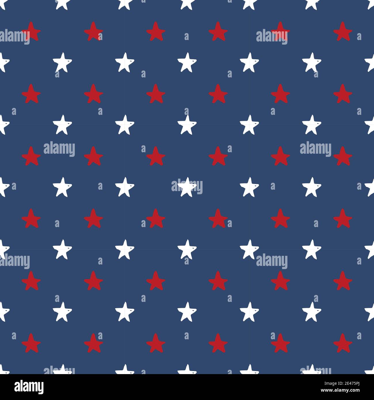 Star seamless pattern, Hand drawn sketched doodle stars, vector ...