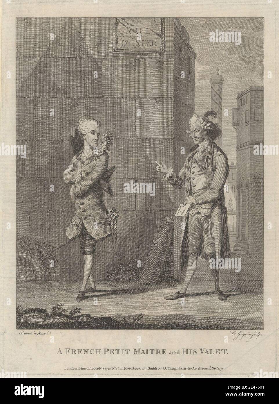 Charles Grignion, 1717–1810, British, A French Petit Maître and His ...