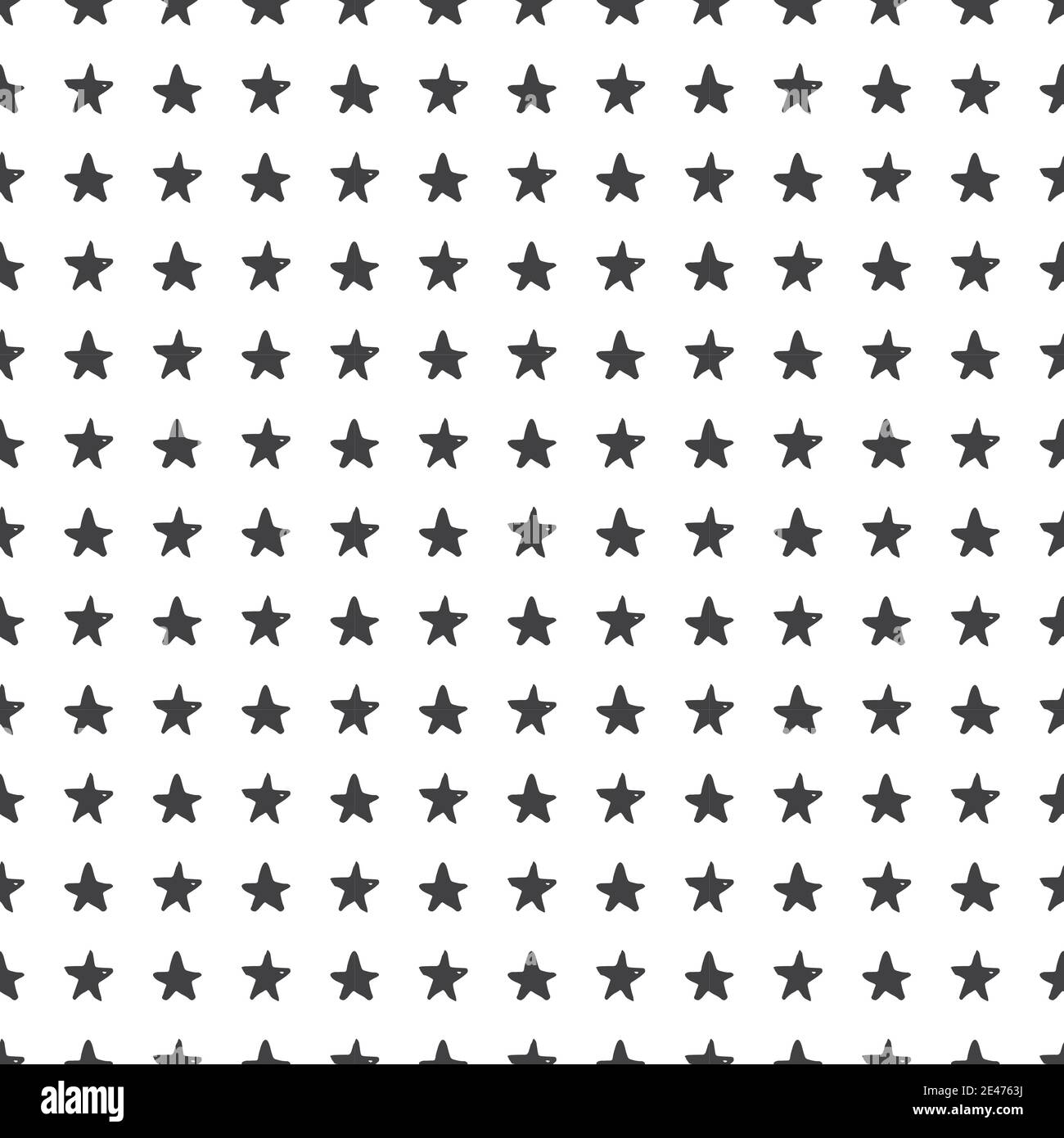 Star seamless pattern, Hand drawn sketched doodle stars, vector ...