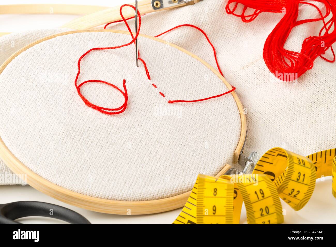 Stretching frame hi-res stock photography and images - Alamy