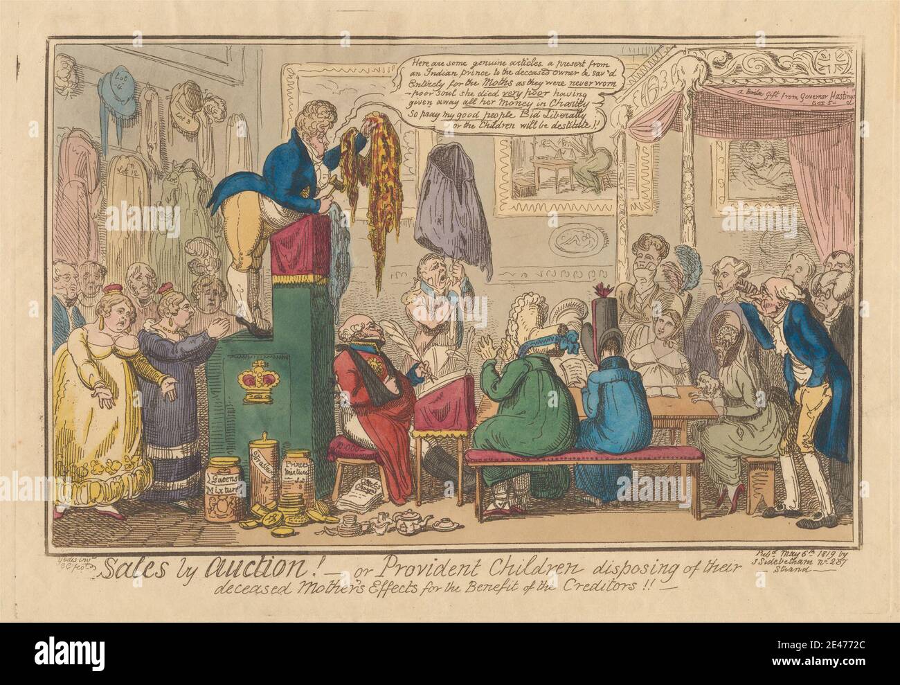 George cruikshank 1819 hi-res stock photography and images - Alamy